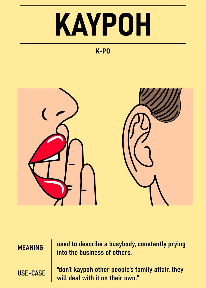 'KAYPOH' Poster, picture, metal print, paint by Jane Cher | Displate