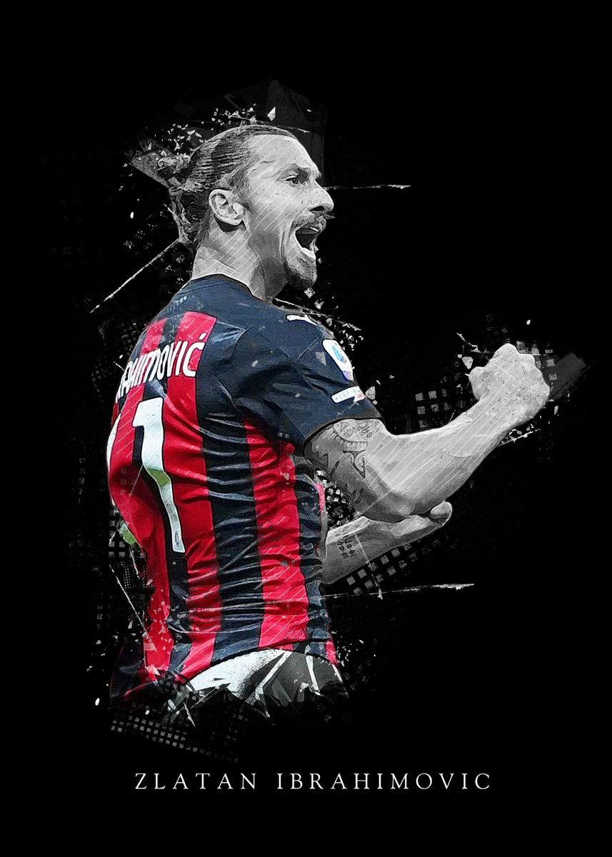 'zlatan ibrahimovic ' Poster by DUKE STUDIO | Displate