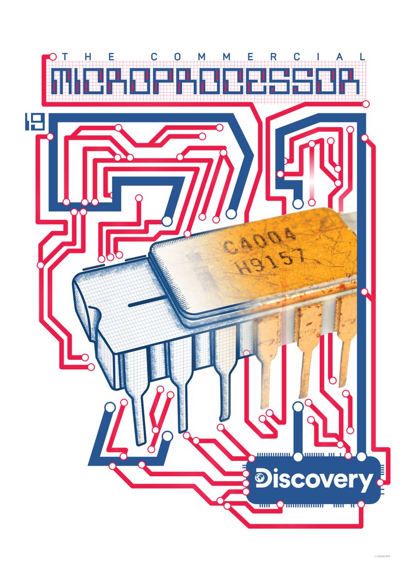 'MIcroprocessor 4' Poster, picture, metal print, paint by Discovery ...