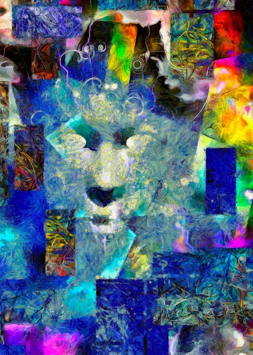 'Human Face' Poster by Bruce Rolff | Displate