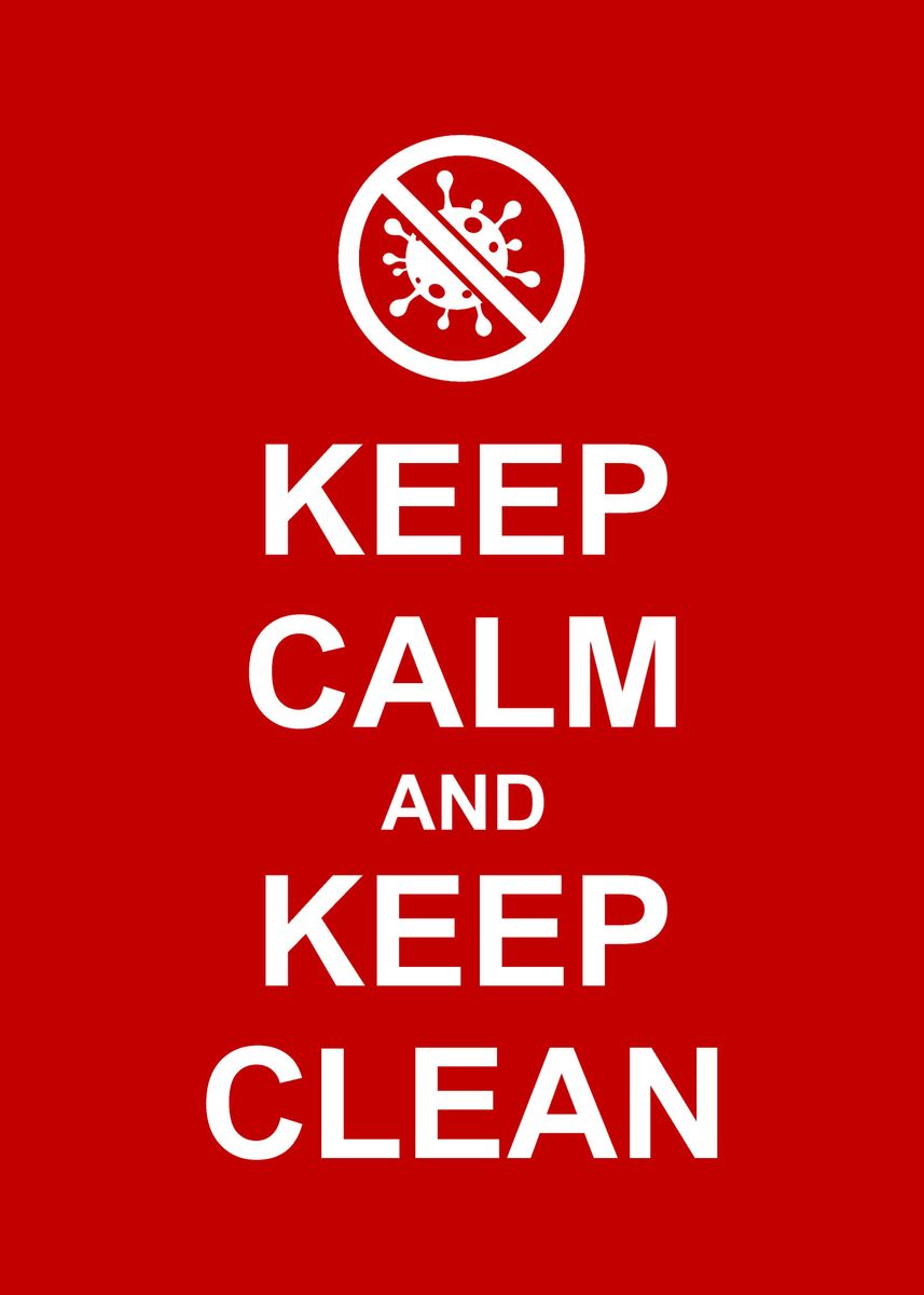 'Keep Clean' Poster by Angelos Zachariou | Displate