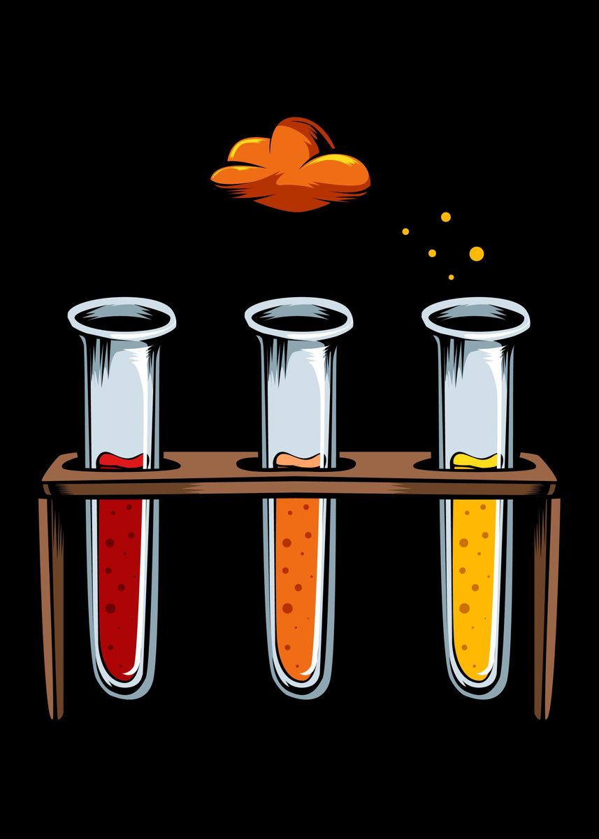 'Science Lab Nerd Physical ' Poster, picture, metal print, paint by ...