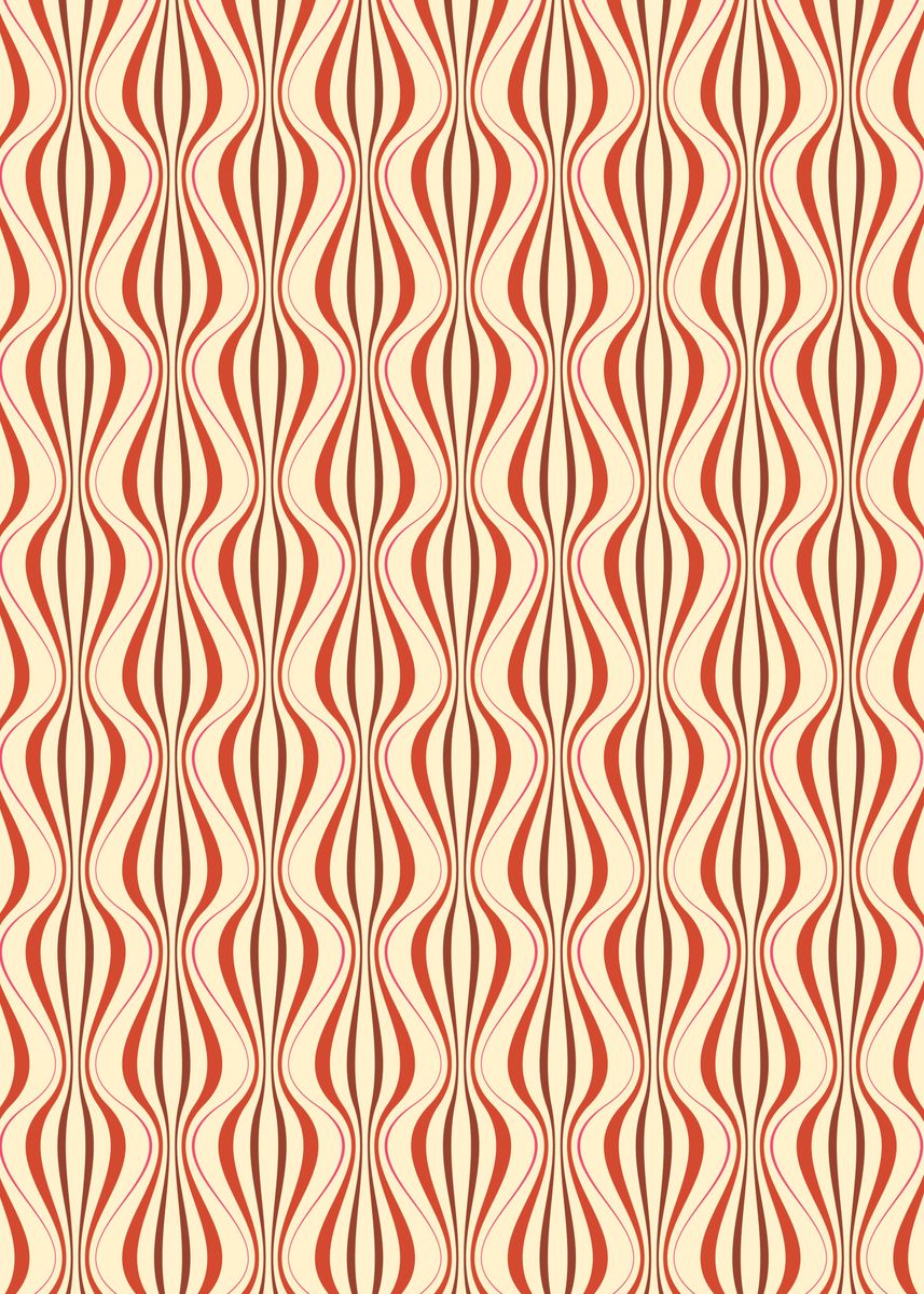 'Colorful Retro Pattern 08' Poster by Aloke Design | Displate