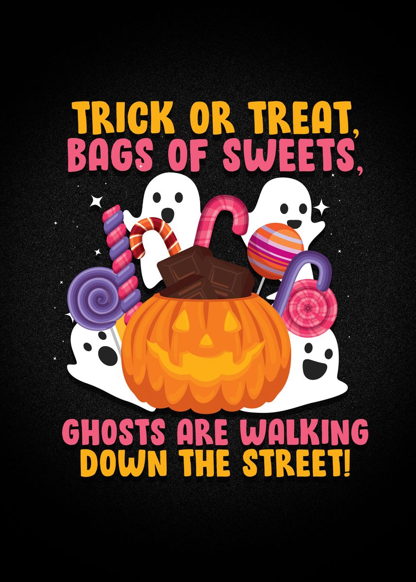 'Trick or Treat' Poster by VikingWayOfLife Design | Displate