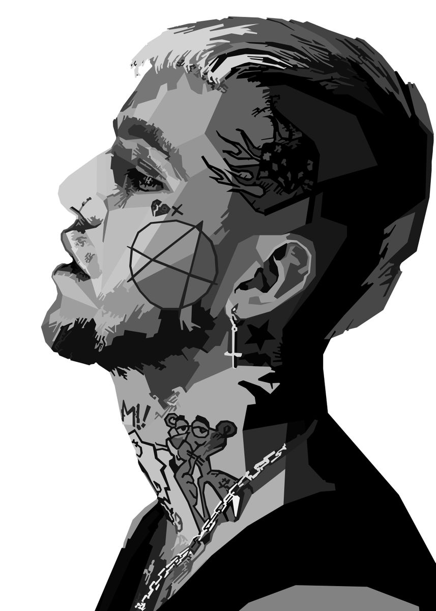 'Lil Peep Rapper' Poster, picture, metal print, paint by NGUYEN DINH ...