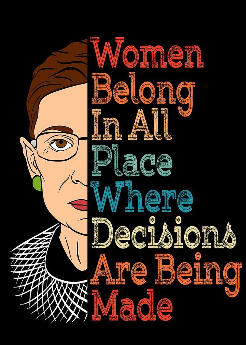 'Notorious RBG' Poster, picture, metal print, paint by smith oscar ...