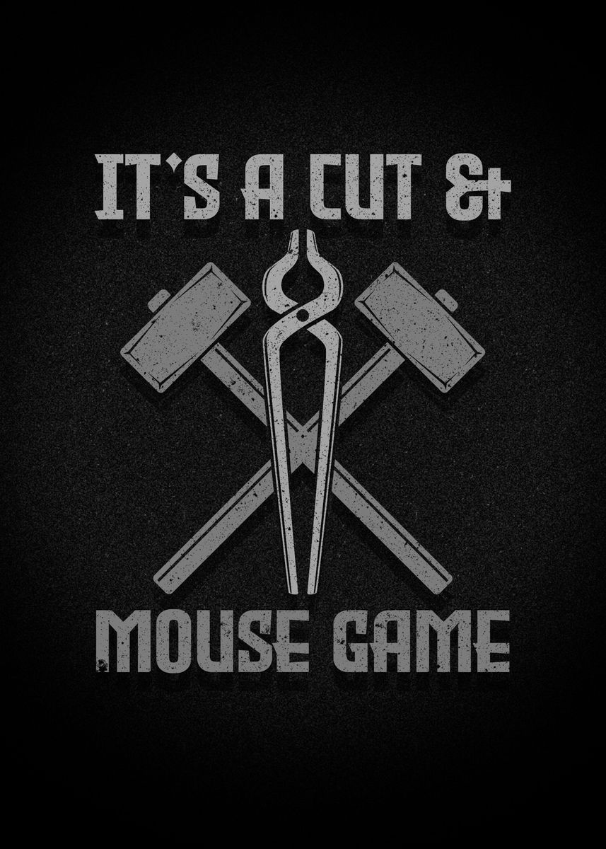 'Knife Forging Blacksmith' Poster by VikingWayOfLife Design | Displate