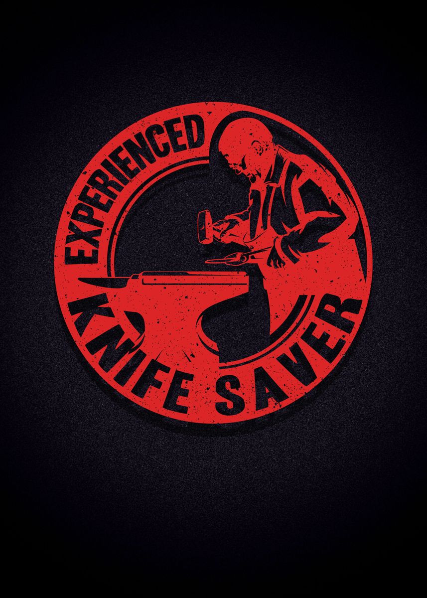 'Knife Forging Blacksmith' Poster, picture, metal print, paint by ...