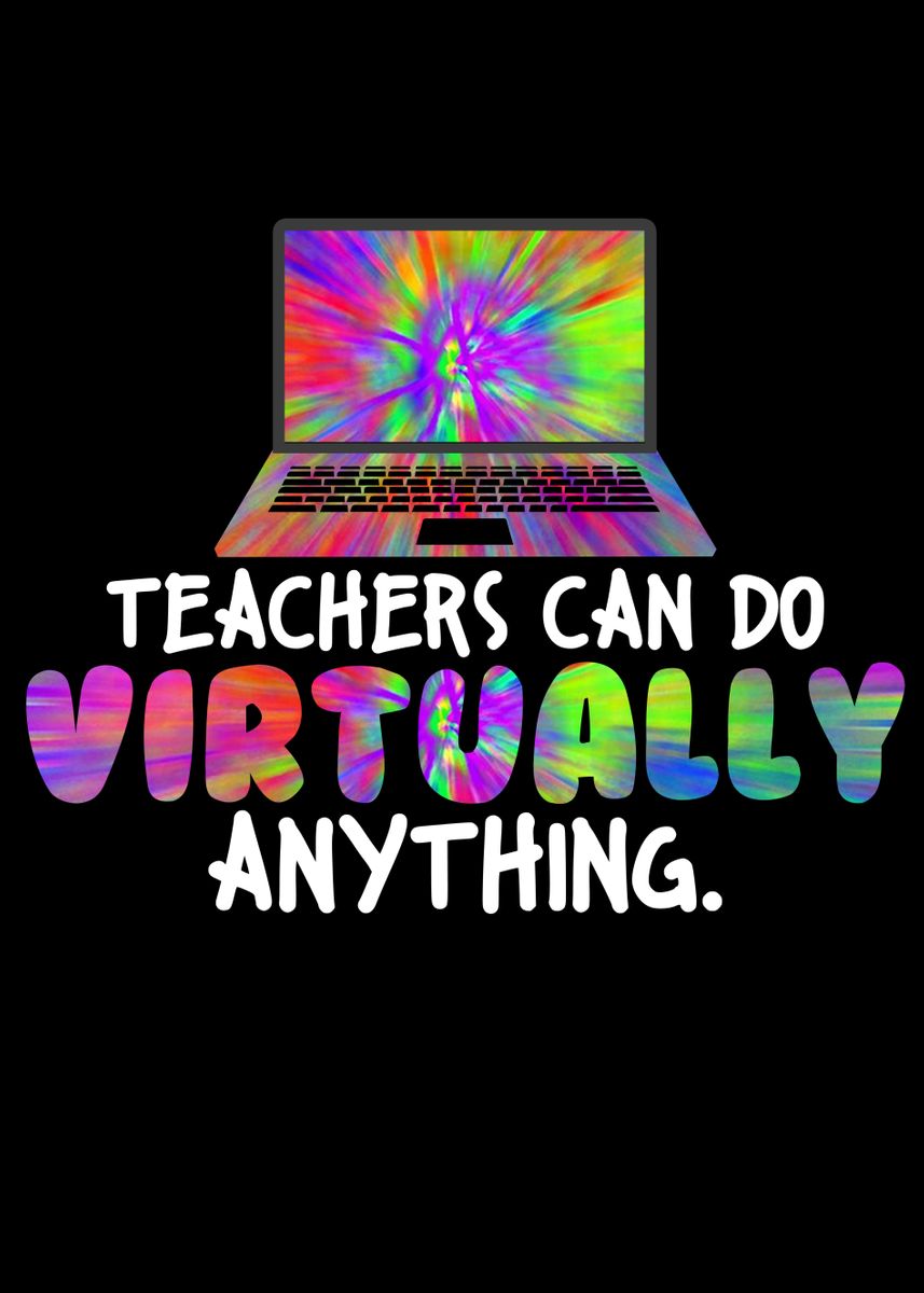 'Teacher Teacher Gift Home' Poster, picture, metal print, paint by ZS C ...