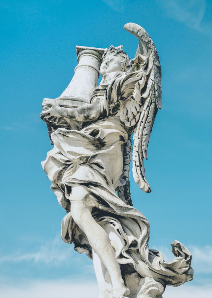 'ancient statue' Poster, picture, metal print, paint by Renda Gozali ...