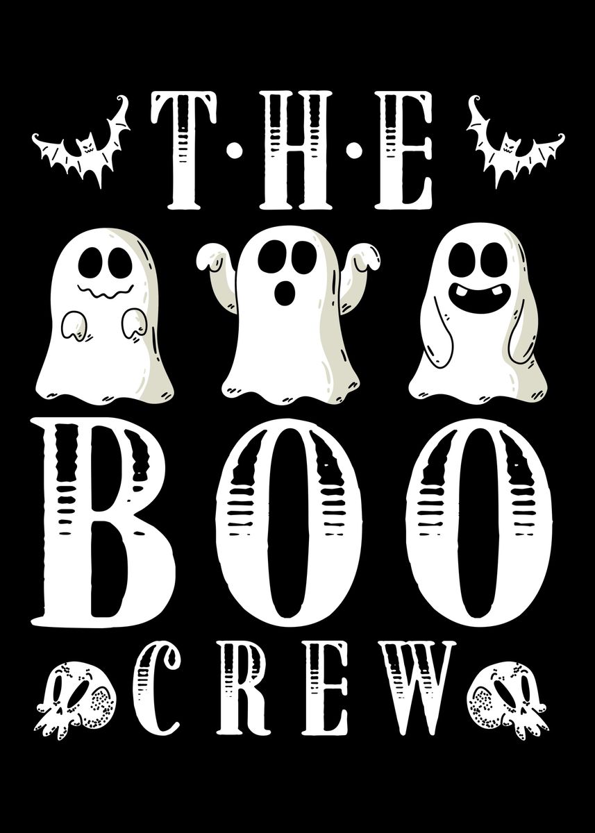 'The Boo Crew' Poster, picture, metal print, paint by Cooldruck | Displate