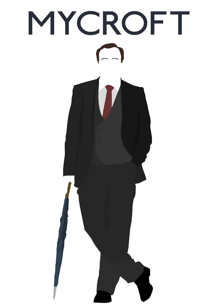 'Mycroft Portrait' Poster, picture, metal print, paint by BrendenMuller ...