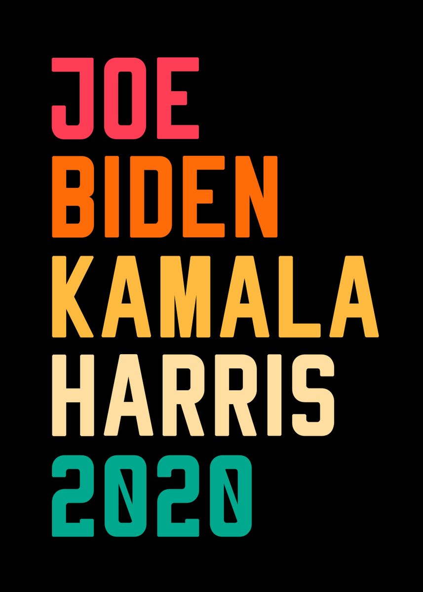 'Joe Biden Kamala Harris' Poster by ZS C O M M E R C E | Displate