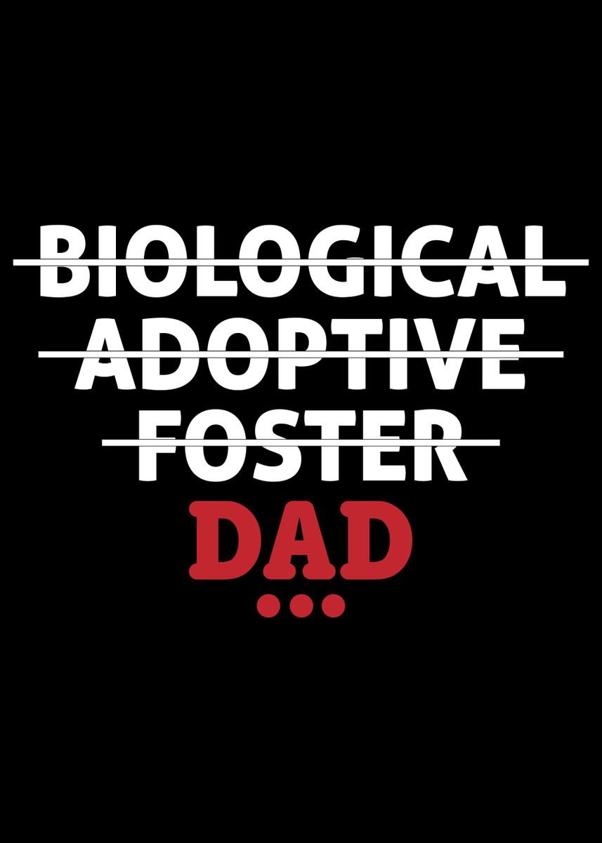 'Foster Dad' Poster, picture, metal print, paint by Francois Ringuette ...