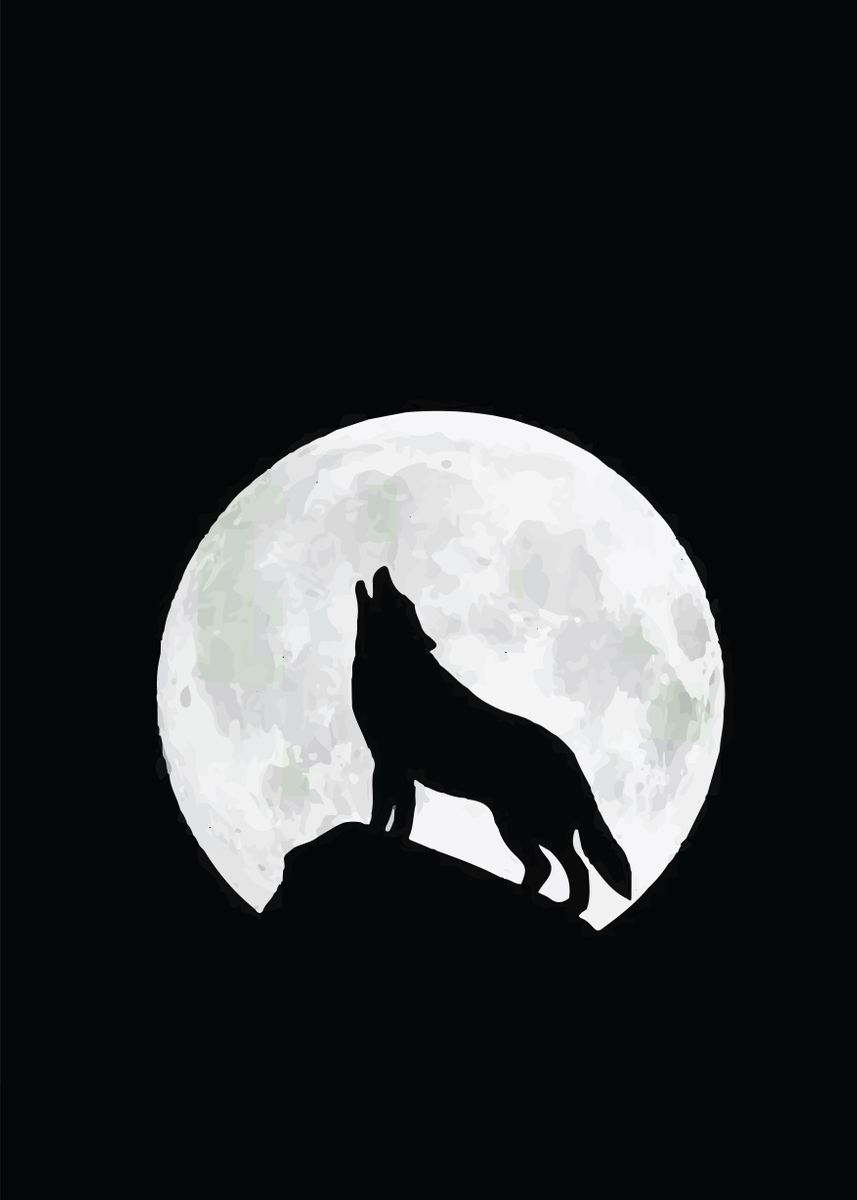 'MR WOLFY 2' Poster, picture, metal print, paint by Popart Project | Displate