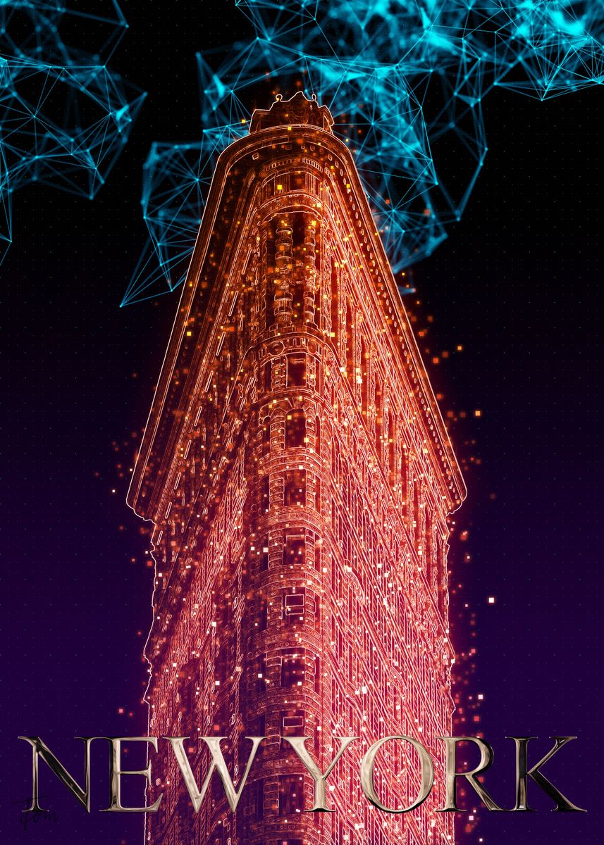 'New York' Poster by Petra Rommelfanger | Displate