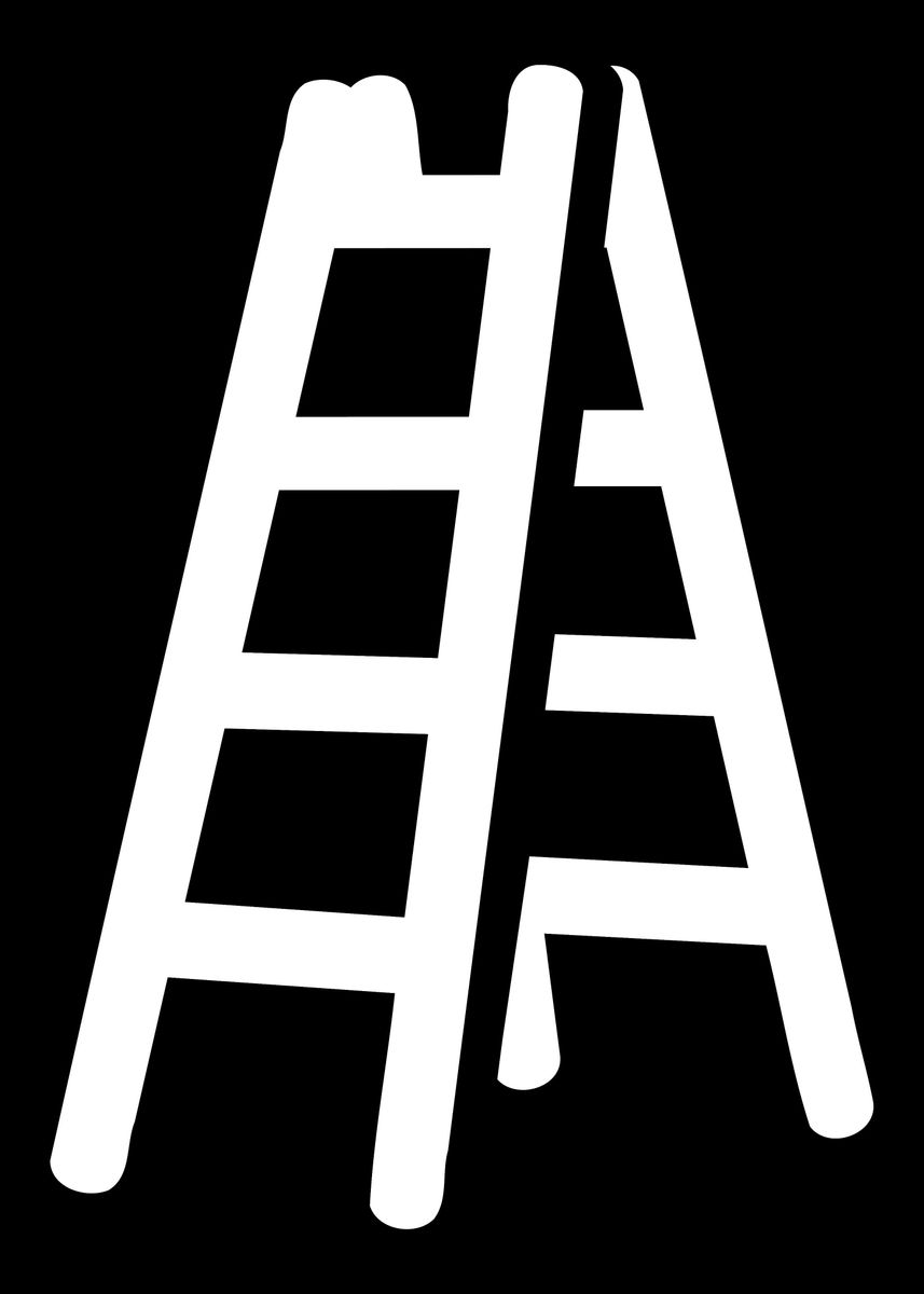'Ladder' Poster, picture, metal print, paint by Designzz | Displate
