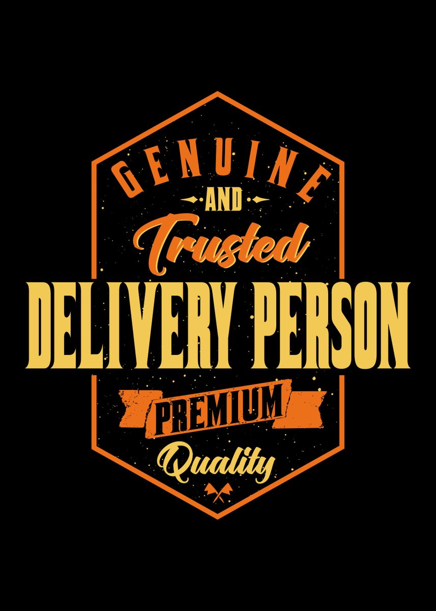 'Genuine and trusted' Poster by Saulmedia | Displate