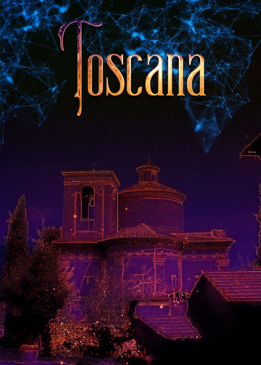 'Toscana' Poster, picture, metal print, paint by Petra Rommelfanger ...