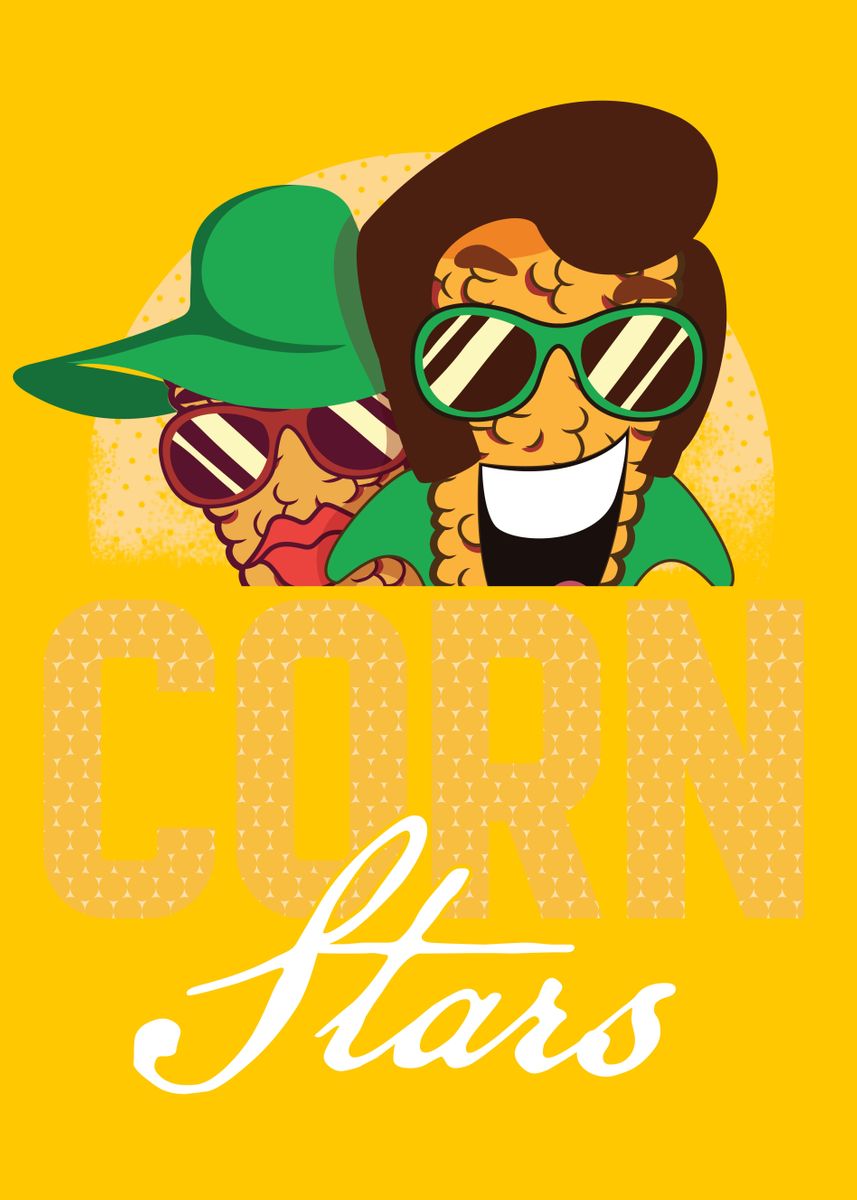 'Corn Stars' Poster by Martin Weibel | Displate