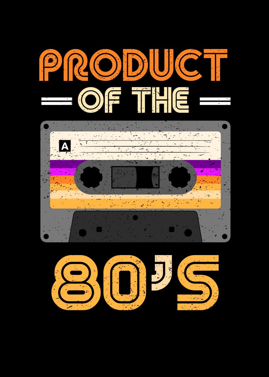 '80s Fashion 80s 80s Party' Poster, picture, metal print, paint by ZS C ...