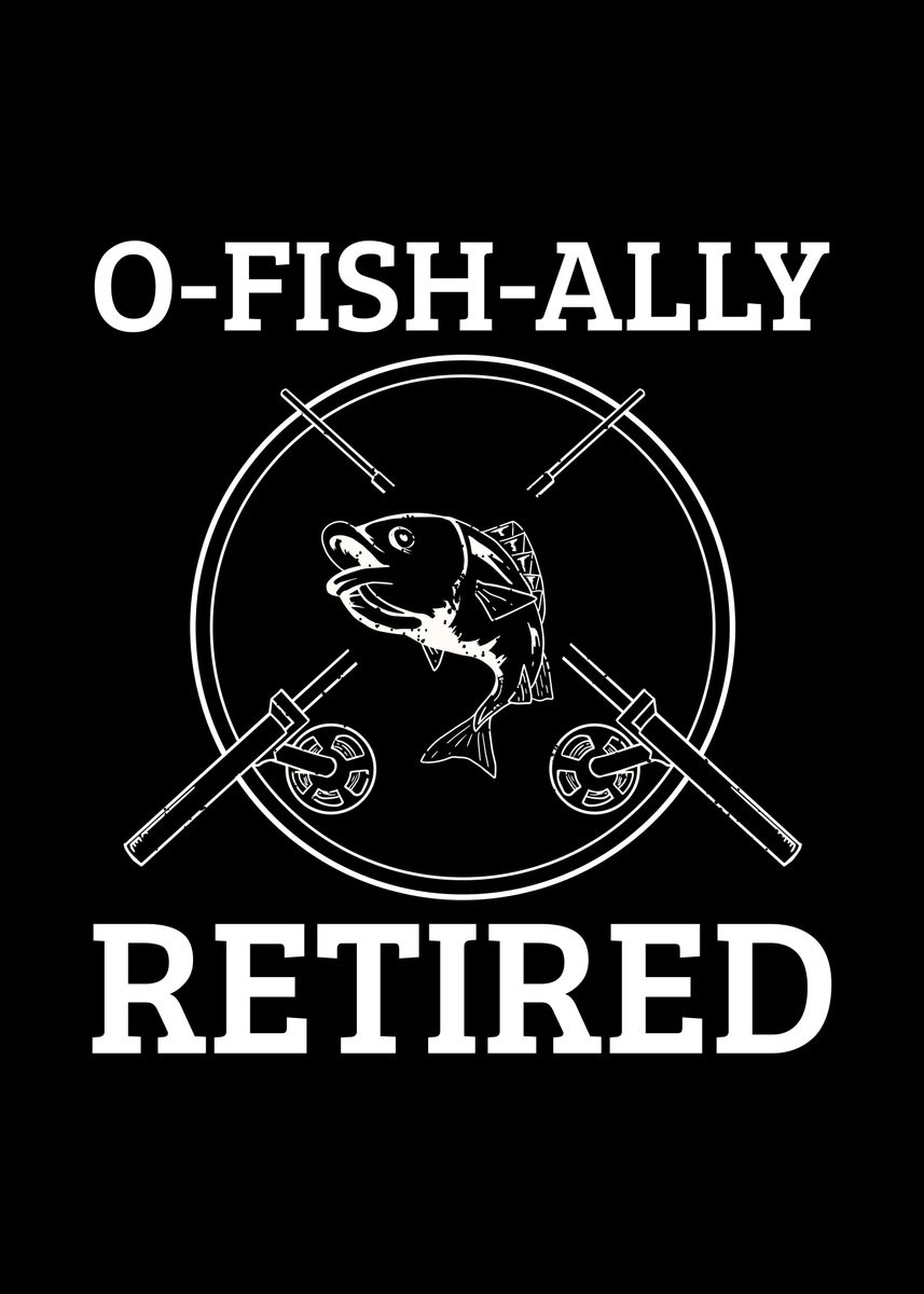 'Fishing Retired Fisherman ' Poster by Mealla | Displate