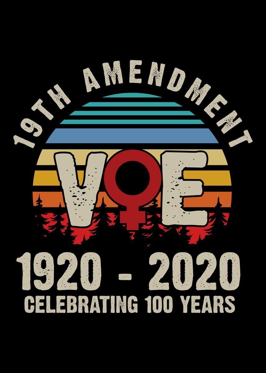 '19th Amendment Vote' Poster, picture, metal print, paint by Cooldruck ...