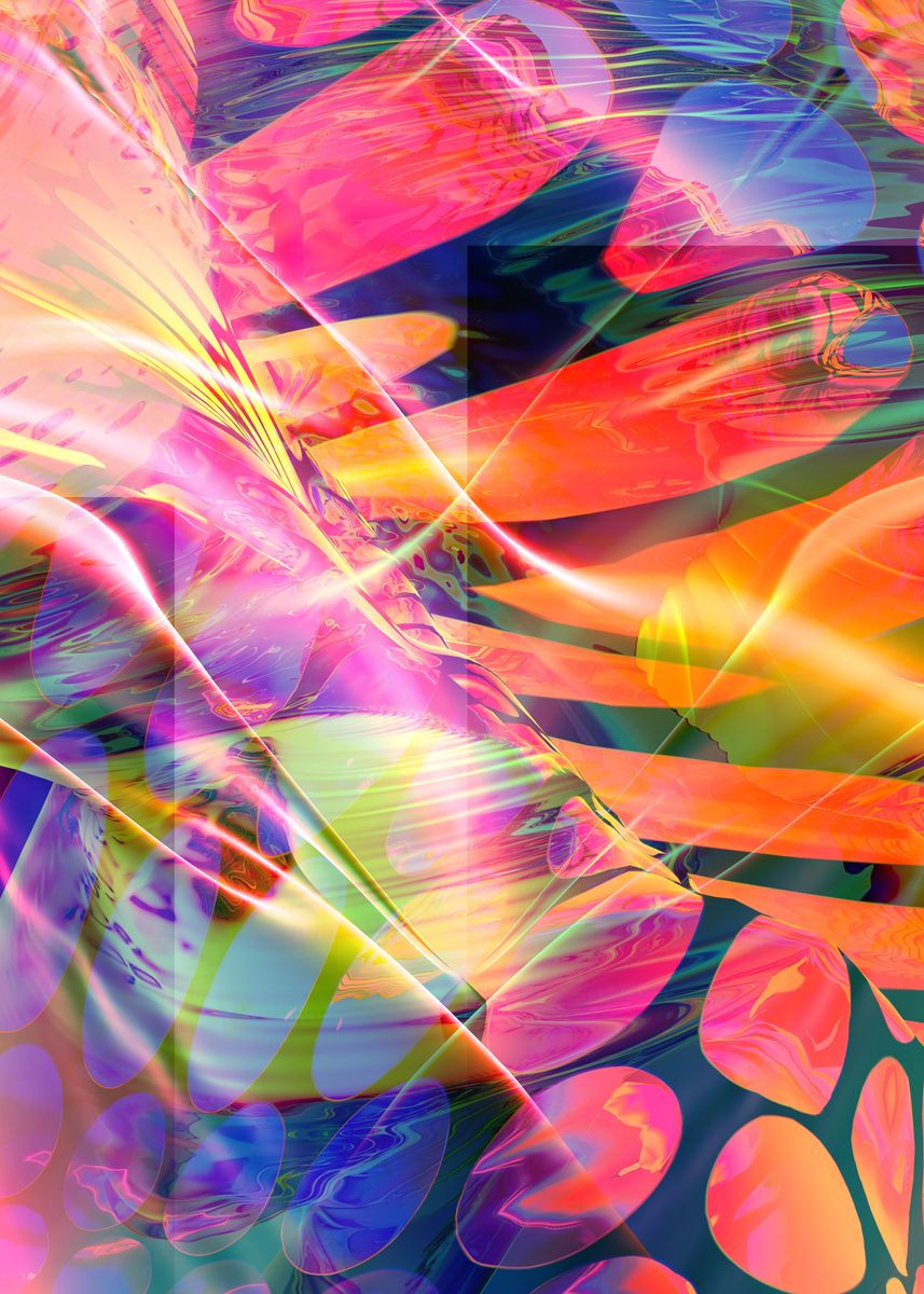 'Neutral Surface' Poster, picture, metal print, paint by Valeris | Displate