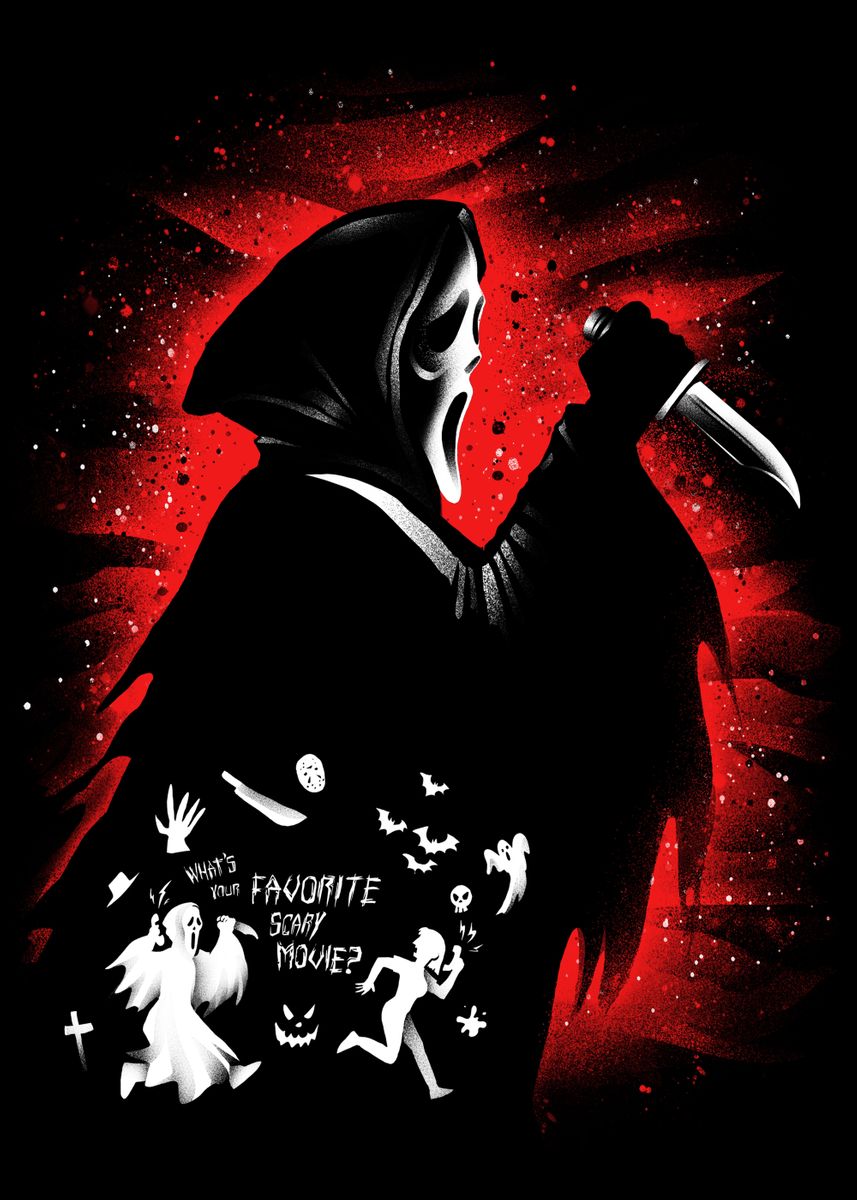 'Ghost Killer' Poster, picture, metal print, paint by Alessio Magliano ...