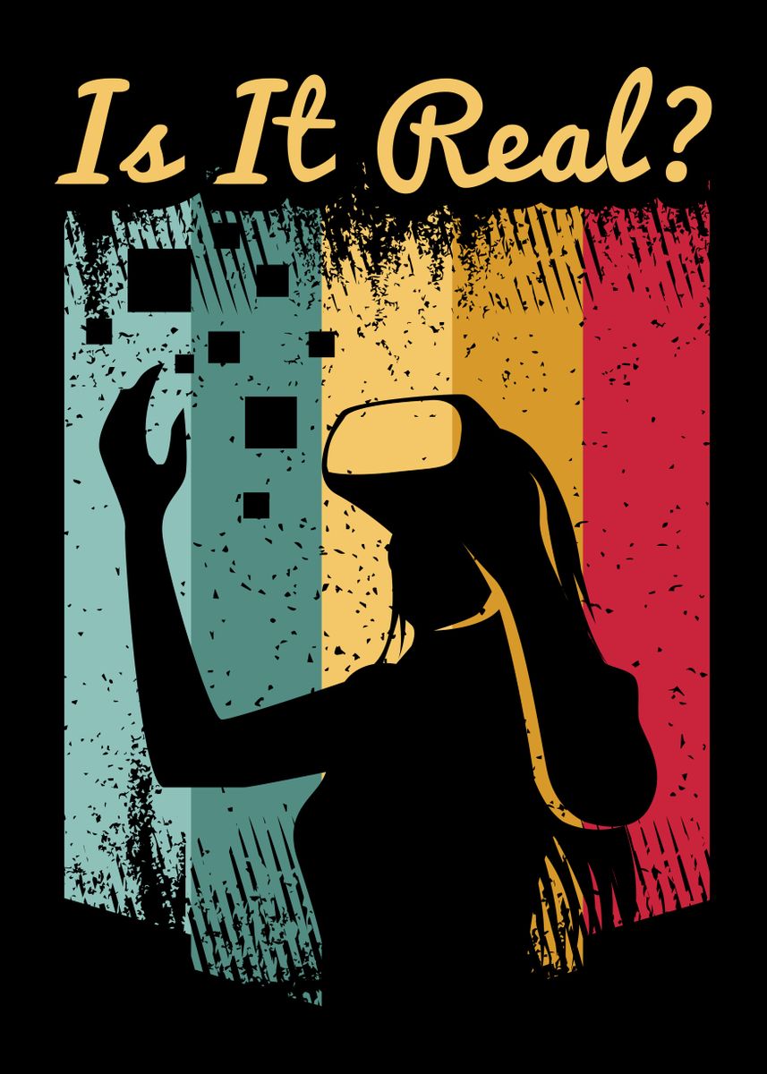 'VR Virtual Reality Gaming' Poster by Alley Field | Displate