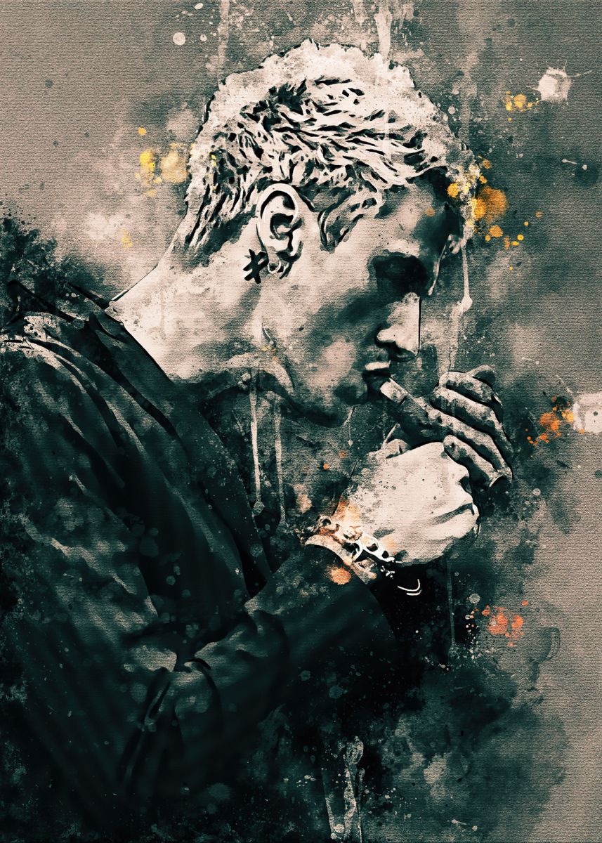 'Machine Gun Kelly' Poster, picture, metal print, paint by Cuong Le Vu ...