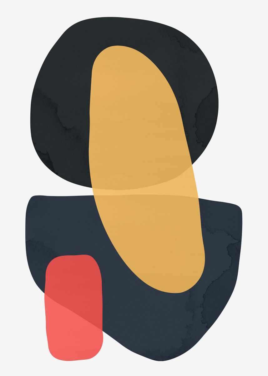 'Color abstraction XIV' Poster, picture, metal print, paint by Vitor ...