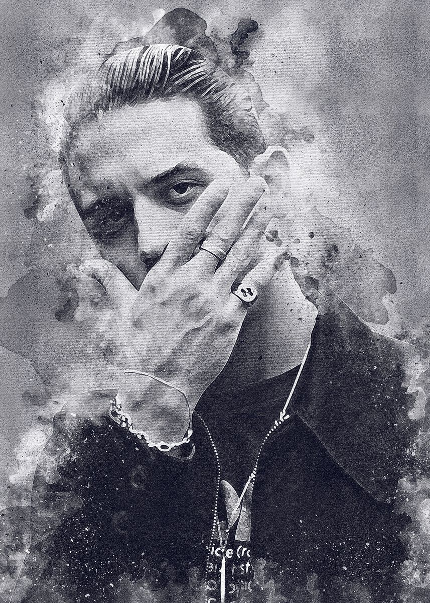 ' G Eazy ' Poster, picture, metal print, paint by Brian John | Displate