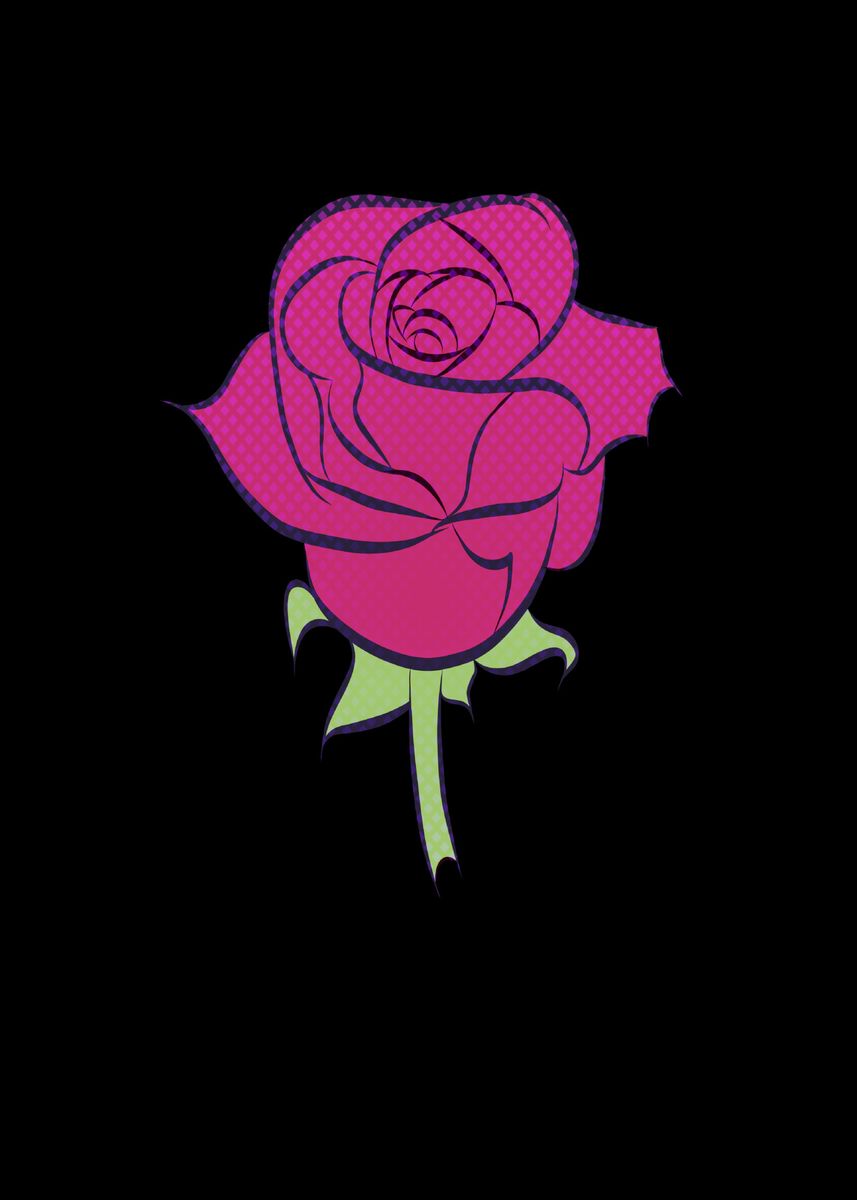 'Beautiful rose as a flower' Poster by sytacdesign | Displate