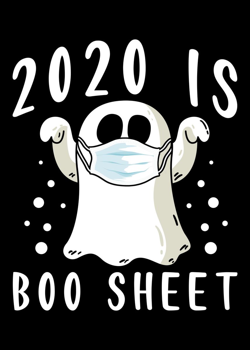 'Boo Sheet' Poster by Cooldruck | Displate