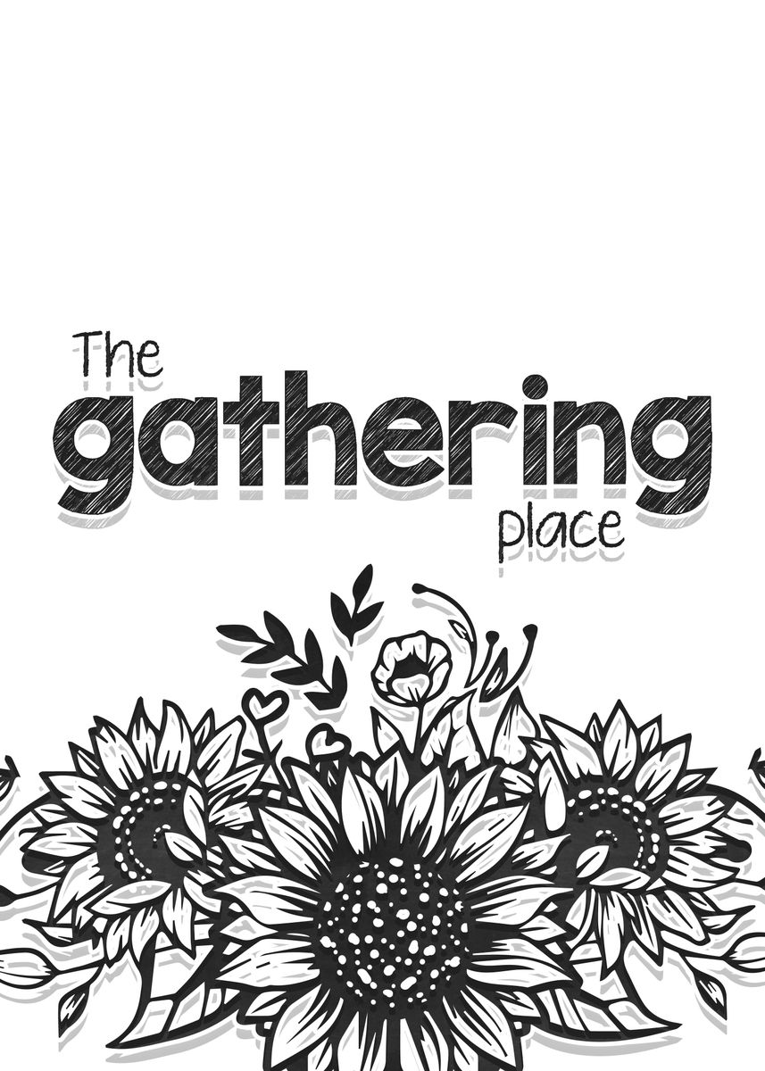 'The gathering place' Poster by Juliana RW | Displate