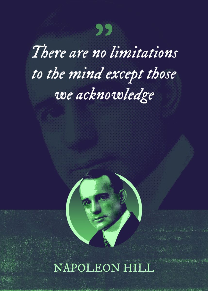 'There are no limitations' Poster, picture, metal print, paint by ...