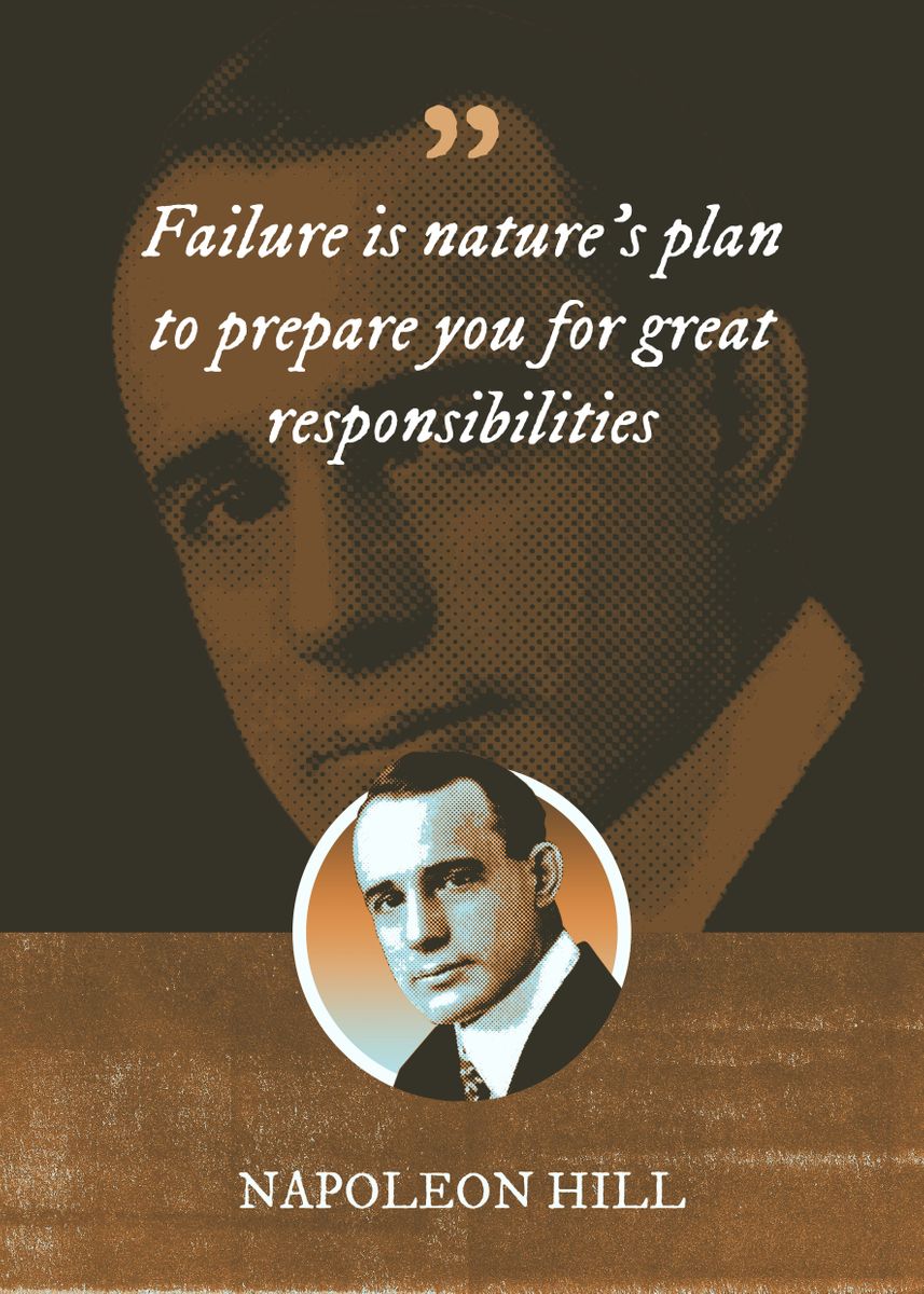 'Failure is natures plan' Poster by Syahrasi | Displate
