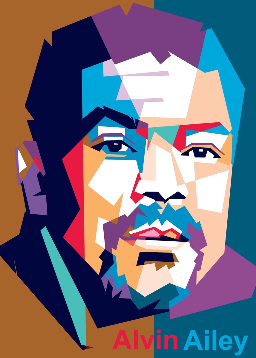 'Alvin Ailey' Poster, picture, metal print, paint by Curoet | Displate