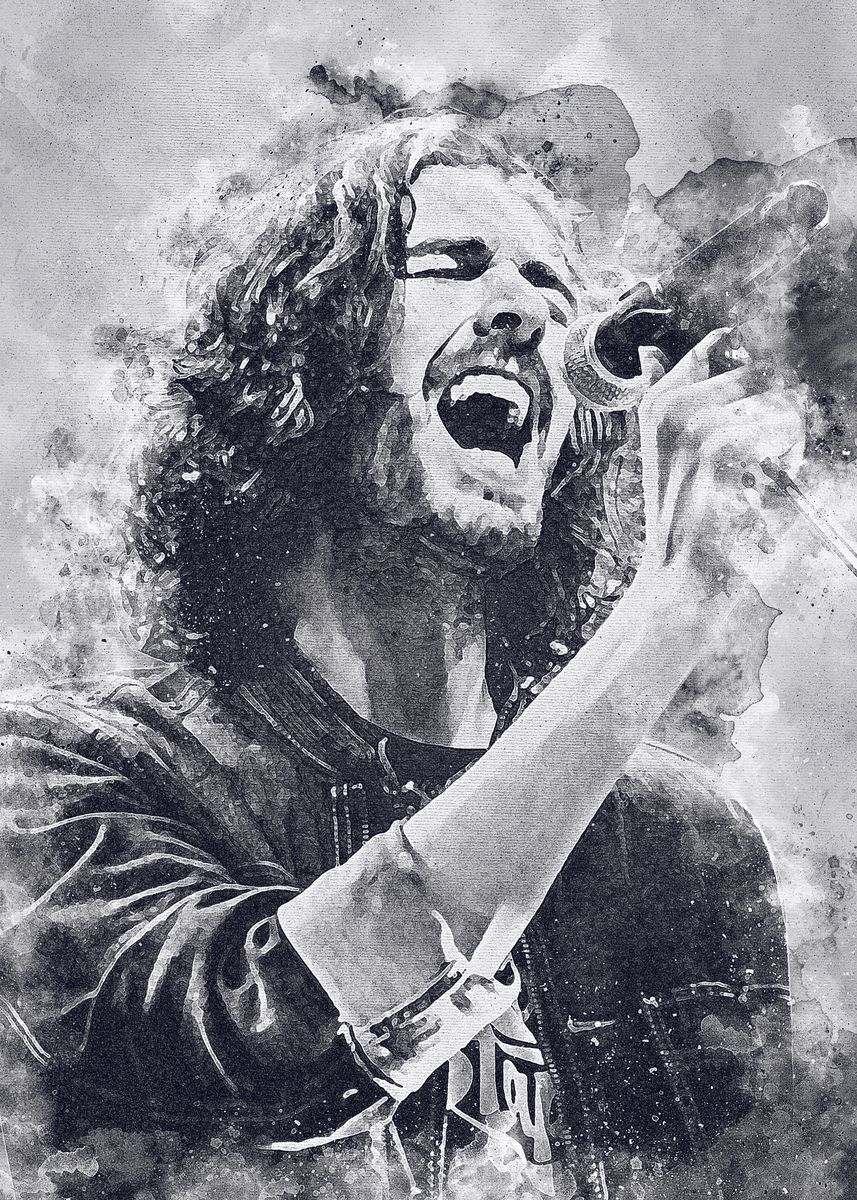 ' Hozier ' Poster, picture, metal print, paint by Brian John | Displate
