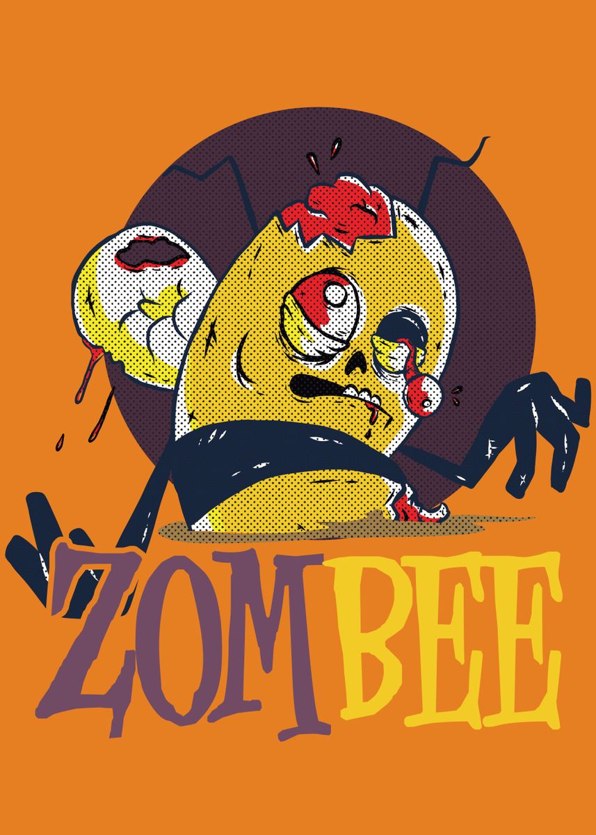 'Zombee' Poster by ShirTom | Displate