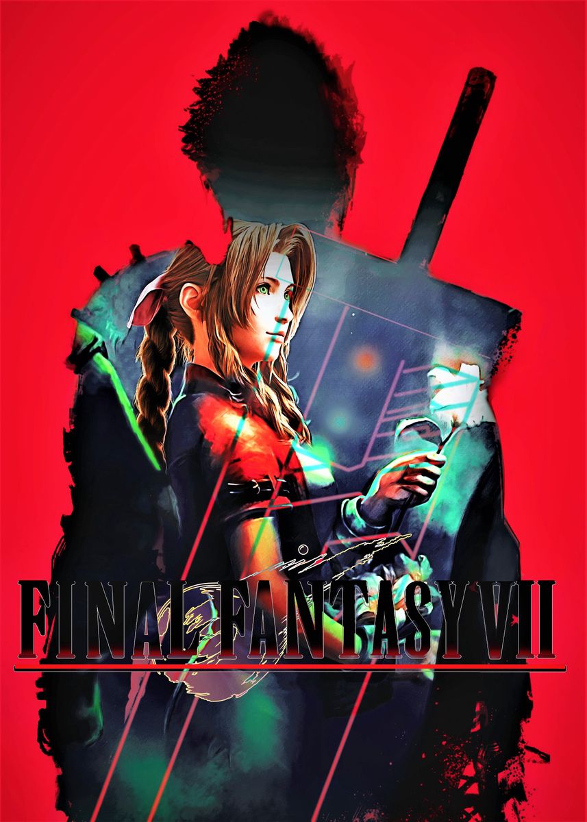 'final fantasy vii' Poster, picture, metal print, paint by malenia ring ...