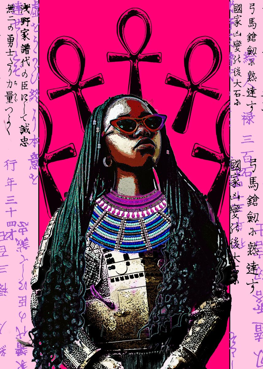 'Samurai Sistah Shogun' Poster, picture, metal print, paint by CODY ...