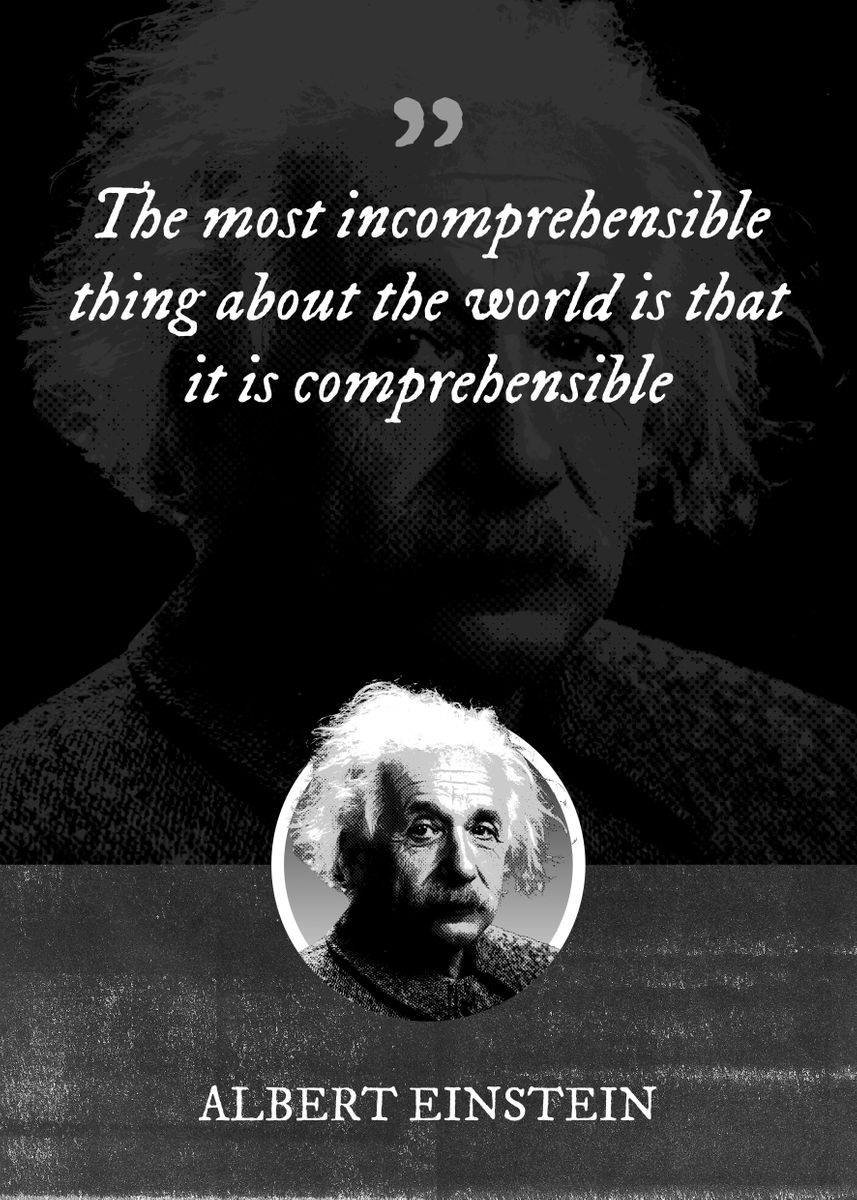 'The most incomprehensible ' Poster, picture, metal print, paint by ...