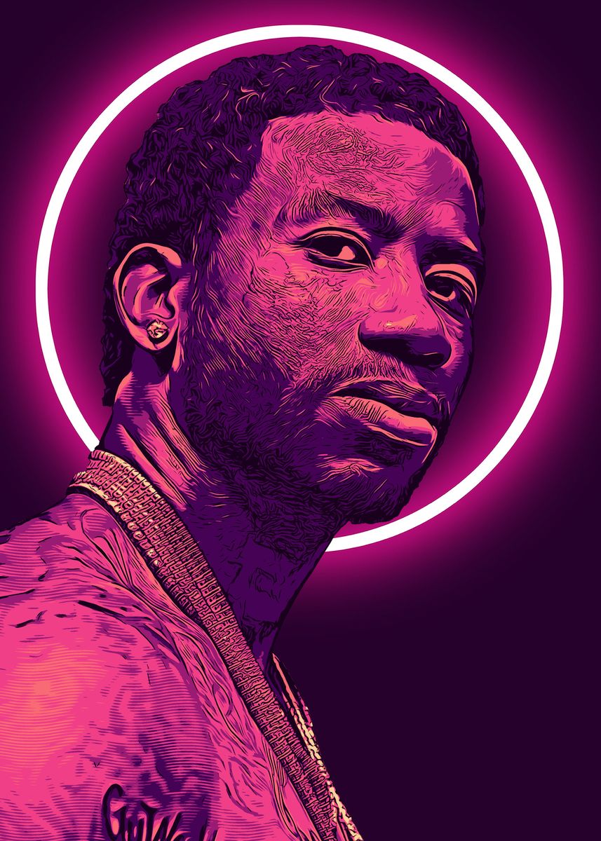 ' Gucci Mane ' Poster, picture, metal print, paint by TI KI | Displate