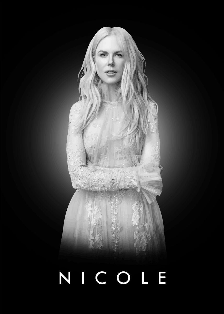 'Nicole Kidman' Poster, picture, metal print, paint by Bo Kev | Displate