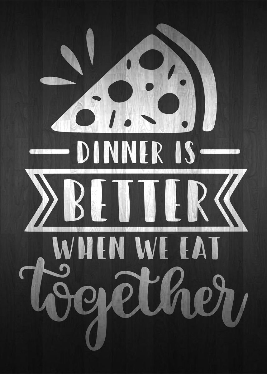 'DINNER FAMILY' Poster, picture, metal print, paint by Atomic Chinook ...