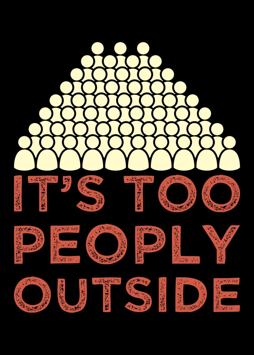 'Introverts' Poster, picture, metal print, paint by Shiva121 | Displate