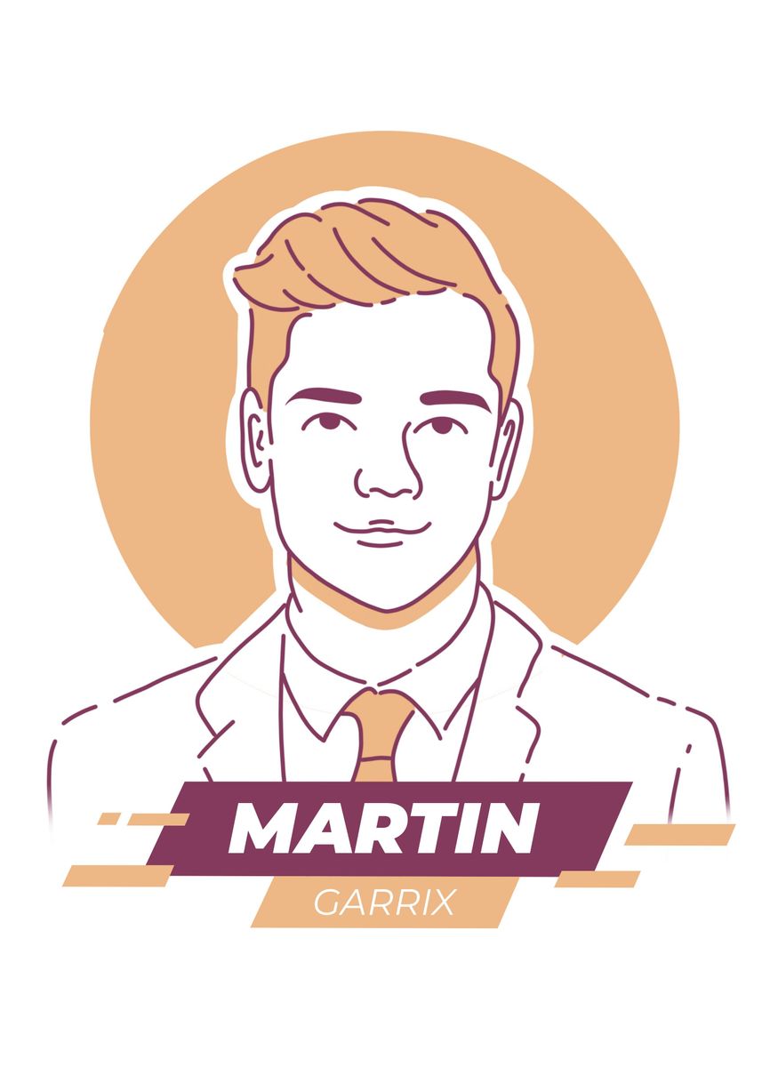 'Martin Garrix' Poster, picture, metal print, paint by Bee Graphics ...