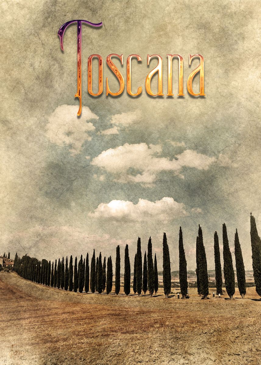 'Toscana' Poster by Petra Rommelfanger | Displate